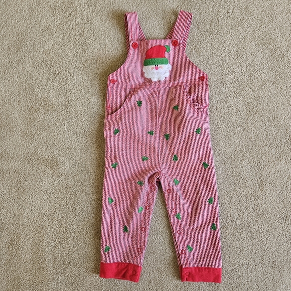 Bottoms | Vintage Christmas Overalls | Poshmark